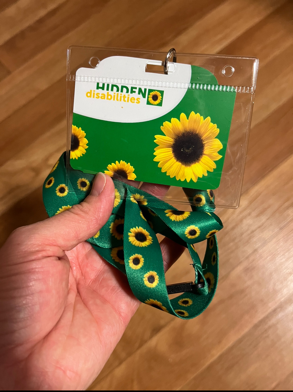 Sunflower Lanyard: Hidden Disabilities - BG Barnstormer